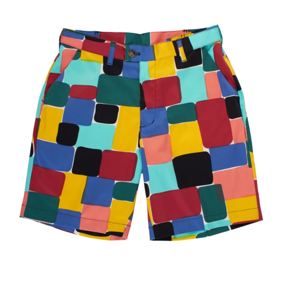 Loudmouth Fairway Heritage Primary Colored Square Sho… - Gem